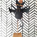 Halloween Printable Articulated Cat Bat Paper Puppet - LOLA + SOFIA
