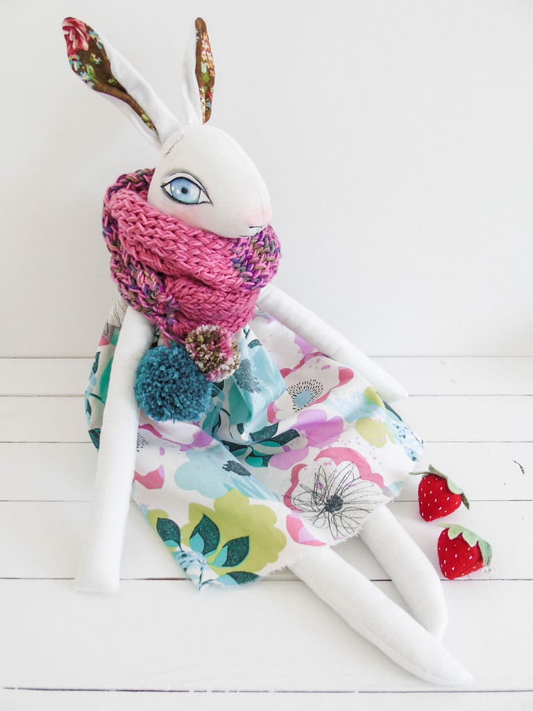 Handmade Heirloom Rabbit Rag Doll / Florence | LOLA + SOFIA