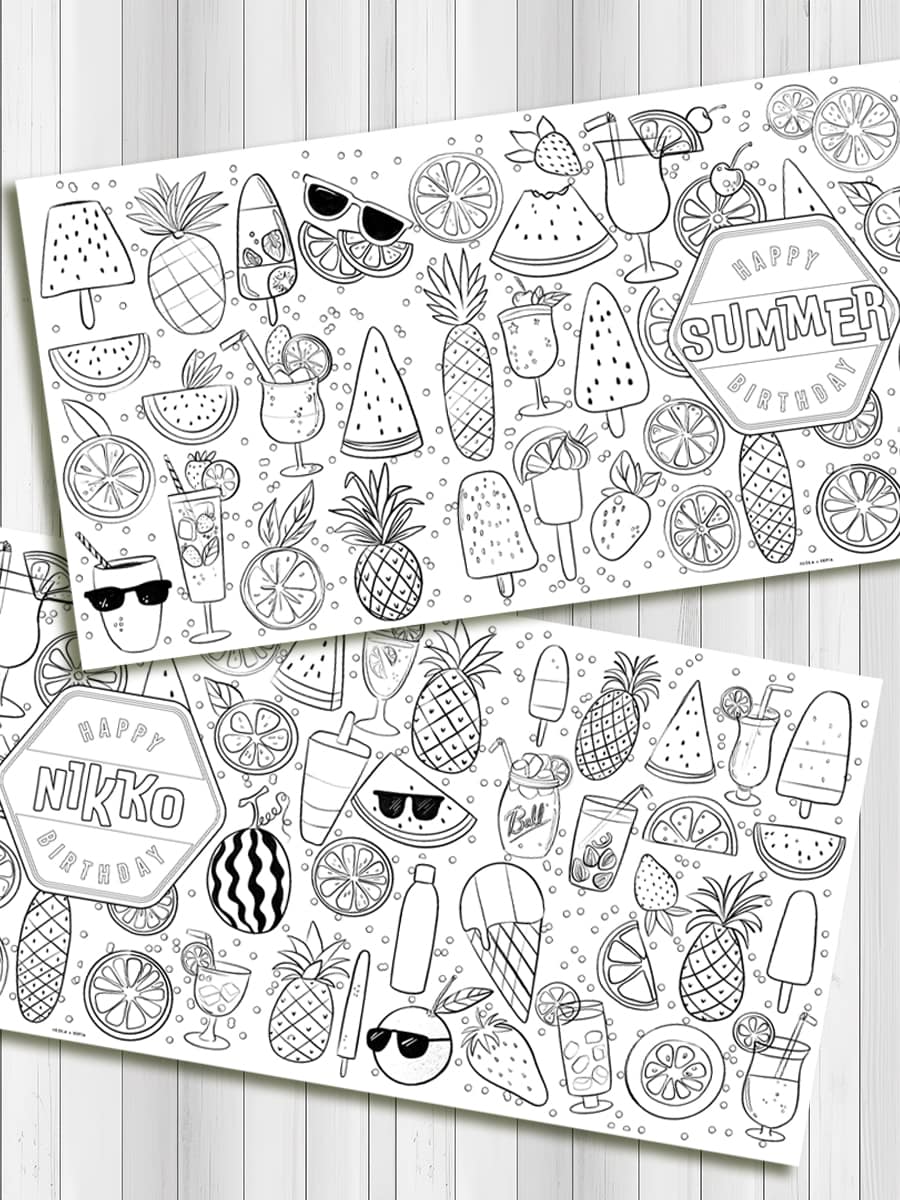 Tablecloth Coloring Page: Unleash Your Creativity and Decorate Your ...
