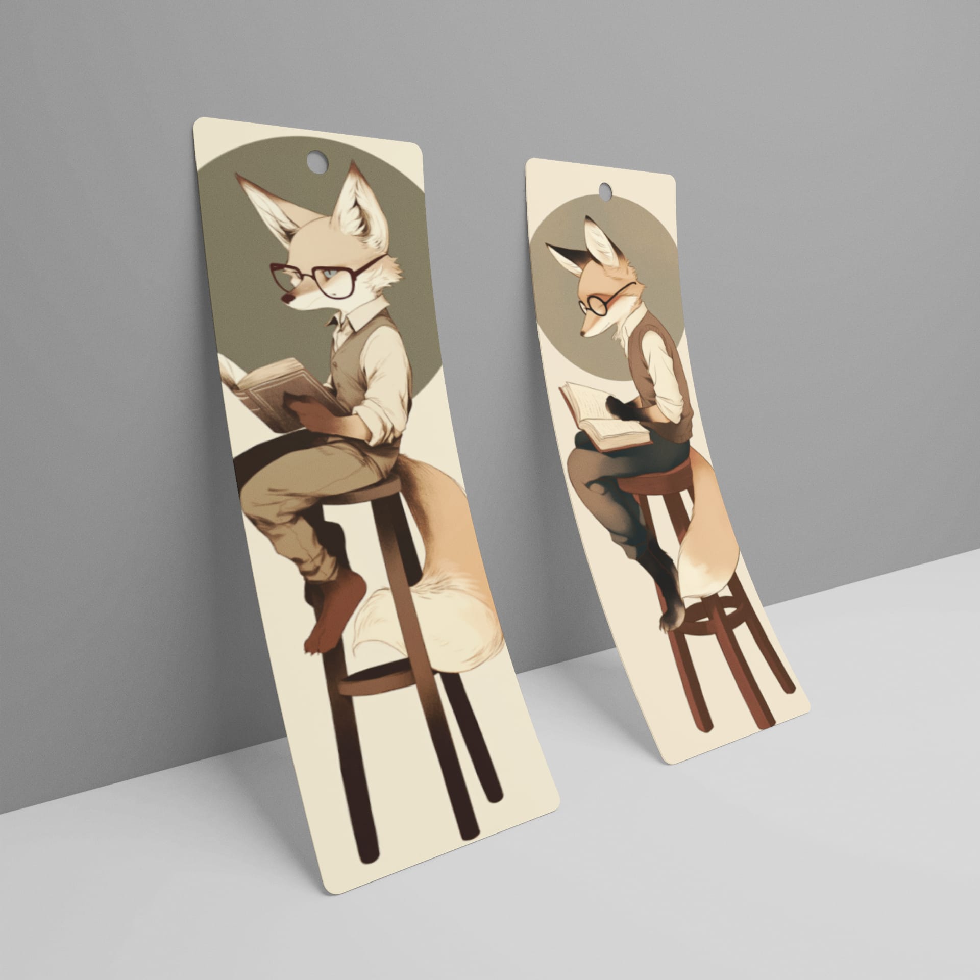 Printable Bookmark Set - Foxes Reading Books | LOLA + SOFIA