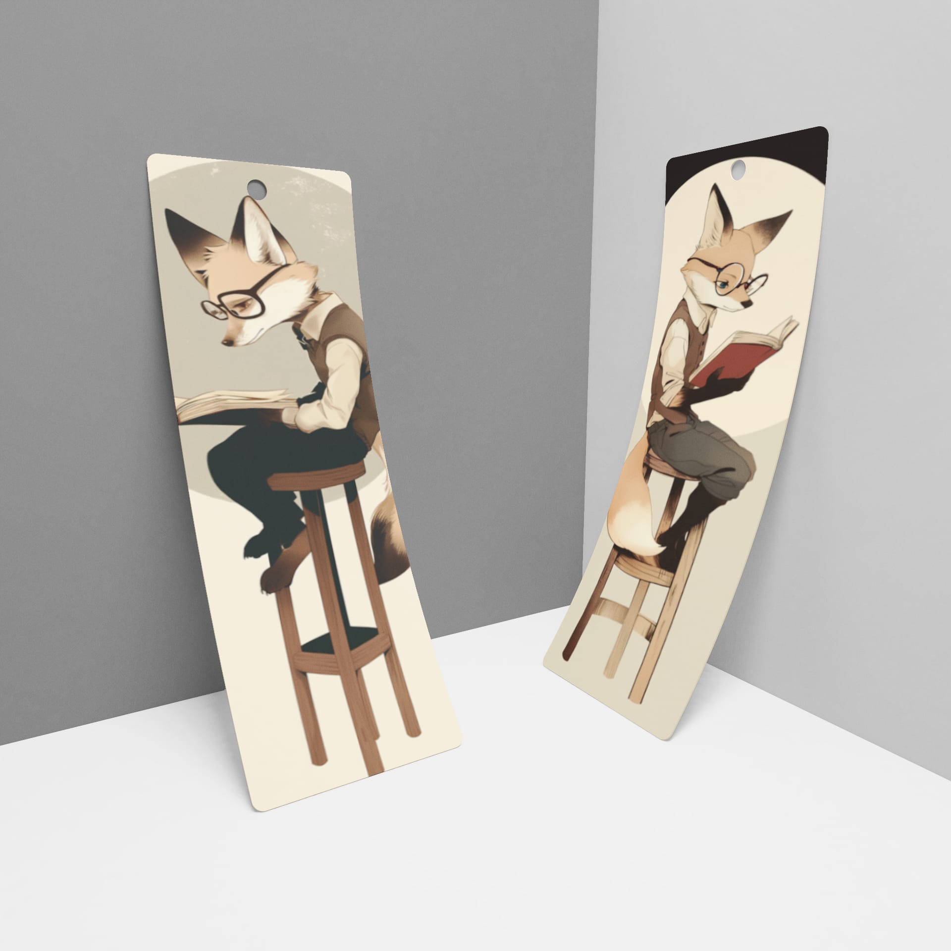 Printable Bookmark Set - Foxes Reading Books | LOLA + SOFIA
